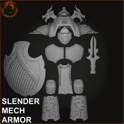 🤖 Hydra Legion Mech Armor Bundle・ 3D File for 3D printing・Cults