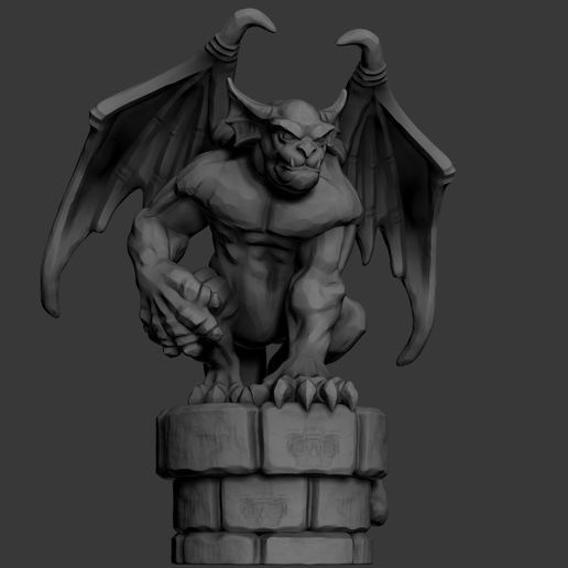 🎲 D&D Gargoyle・ STL File for 3D printing・Cults