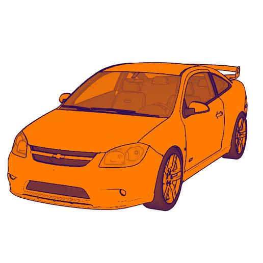 🚙 Chevrolet Cobalt SS・ STL File for 3D printing・Cults