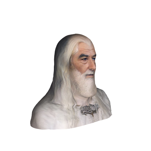 3D file Gandalf the Lord of the Rings Hobbit-bust/head/face ready for ...