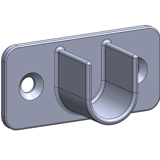 Free STL file tube support Ø16 🐾 ・3D printer model to download・Cults