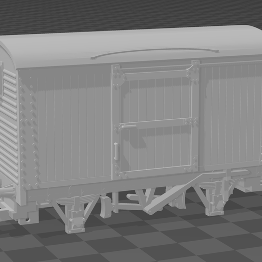 🚐 HO/OO TTTE LNER Diagram 102 12-ton van V1 Hook and Loop・ STL File for ...