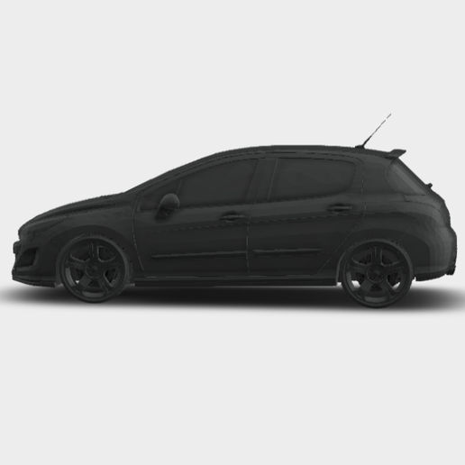 3D file Peugeot 308 GTI 🚙 ・3D print design to download・Cults