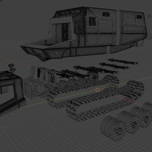🛸 U.F.O. Shado Mobile command・Free 3D File for 3D printing・Cults