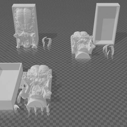 STL file Predator Book Nook 📚 ・3D printable design to download・Cults