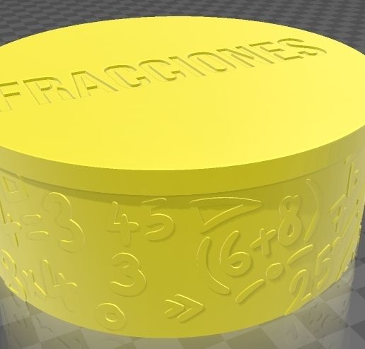 👽 FRACTIONS - (from 1 Integer to 1/10)・ STL File for 3D printing・Cults