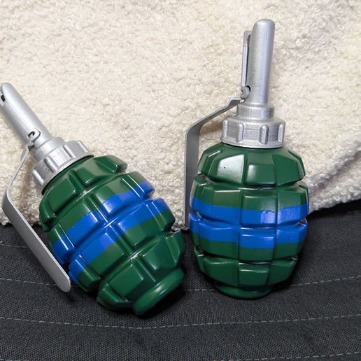 3D printed F1 grenade - PROP/REPLICA • made with X1C・Cults