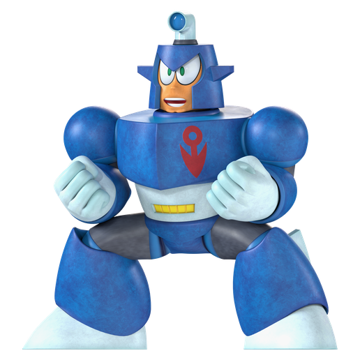 👨 Mega Man 4: Dive Man・ 3D File for 3D printing・Cults