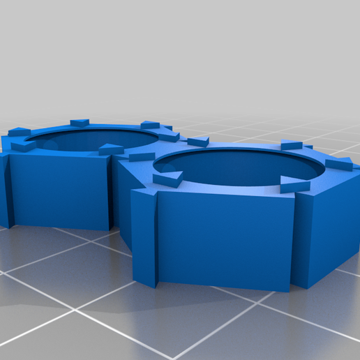 Free 3D file Hexagonal 18650 cell holder.・Model to download and 3D print・Cults