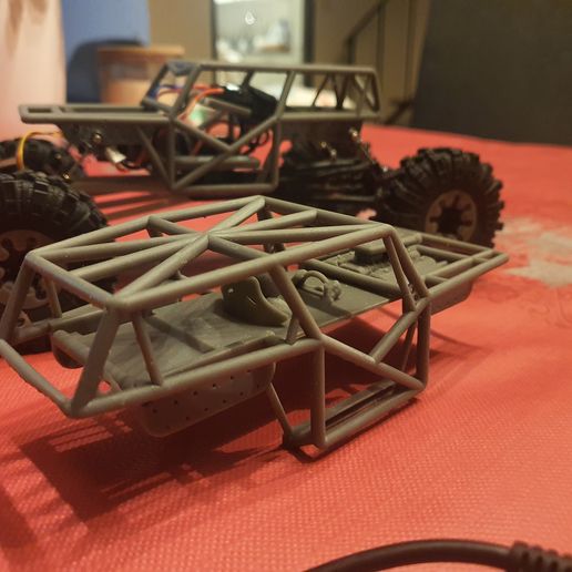 🚁 Scx24 rollcage body Axial Wraith style・ STL File for 3D printing・Cults