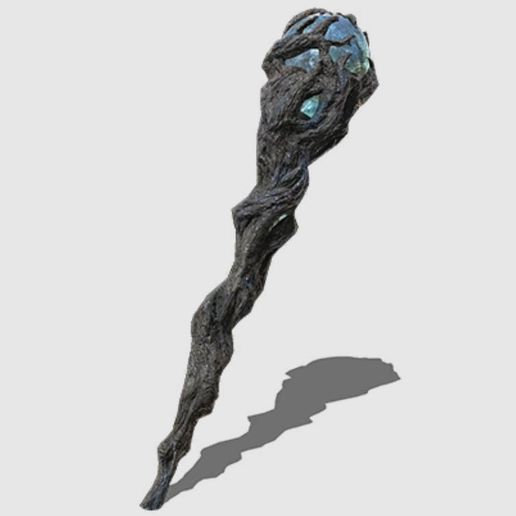 STL file Sage's Crystal Staff - Dark Souls 3 🔮 (OBJ)・3D printing ...