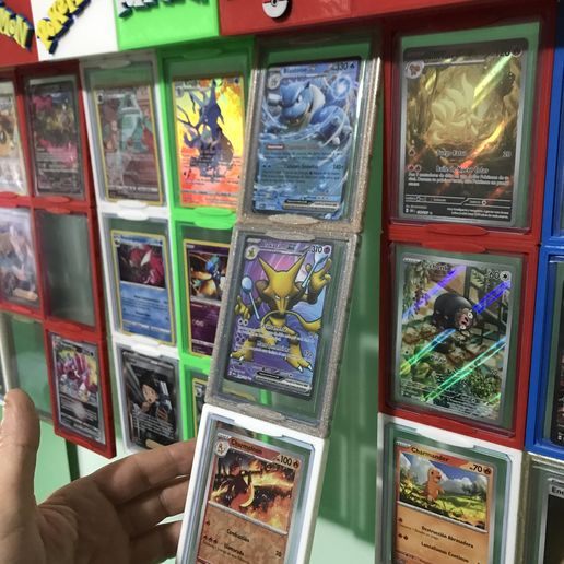 🐉 POKEMON CARD RACK AND DISPLAY STAND・ STL File for 3D printing・Cults