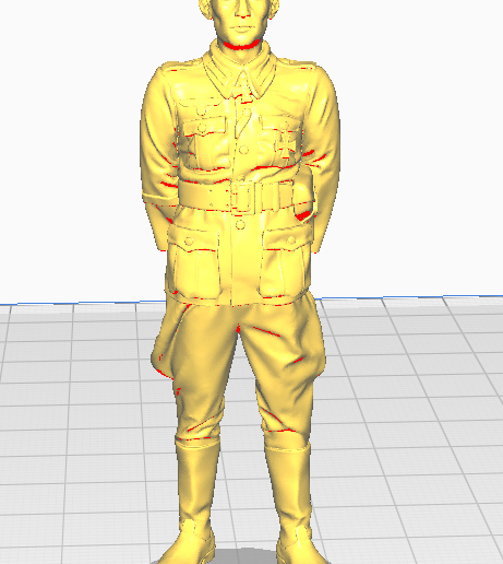STL file German officer 🦸 ・3D printer design to download・Cults