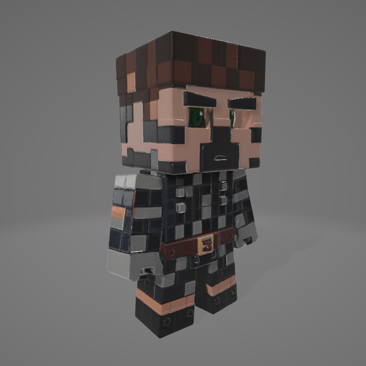 STL file minecraft BRAVE STEVE 🚗 ・3D print design to download・Cults