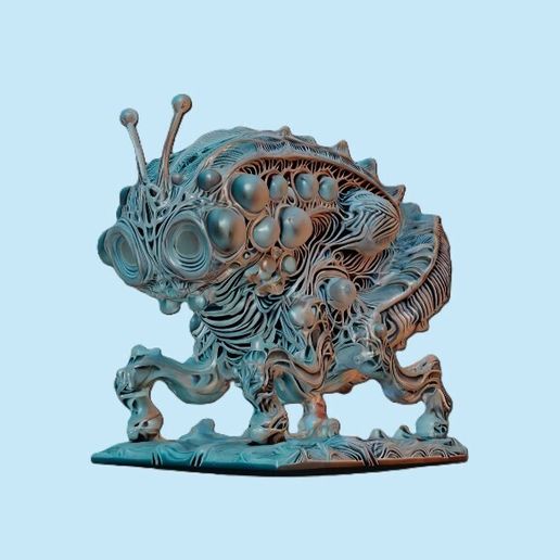 👽 Alien Larval Sentinel・ STL File for 3D printing・Cults