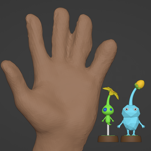 👹 Pikmin Inspired Pikmin (Ice+Glowing) 3D model STL Download・ 3D File ...
