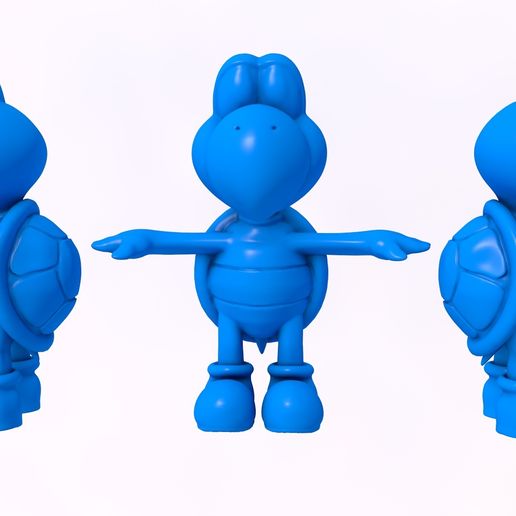 🐢 Green Turtle Koopa Troopa / Koopa Troopa stl・ STL File for 3D ...