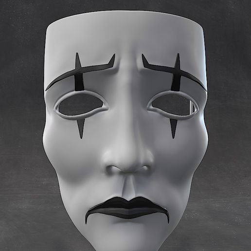 🐦 The Crow 1994 Tragedy Mask・ STL File for 3D printing・Cults