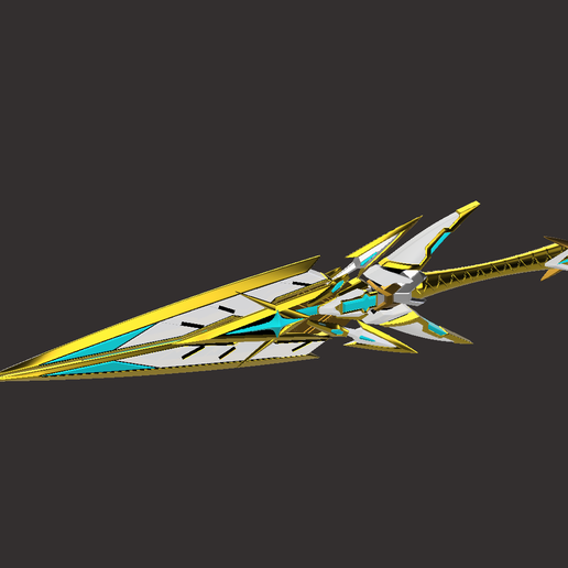 🎮 Xenoblade Chronicles Mythra Aegis・ 3D File for 3D printing・Cults