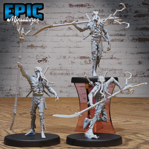 🎲 Mind Eater Adventurer Set ‧ DnD Miniature ‧ Tabletop Miniatures ...