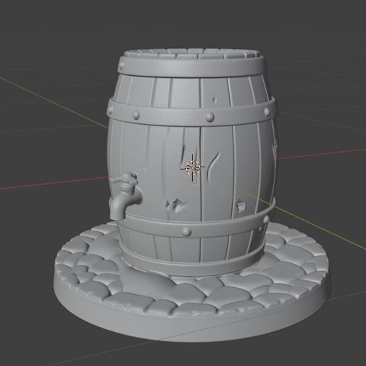 🎲 barril dnd・Archivo STL para Impresión 3D・Cults