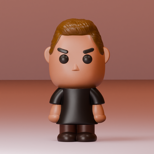 Free STL file Blonde man miniature | chibi 👨 ・3D printing idea to ...