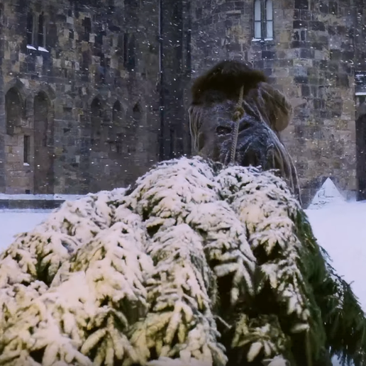 3D file New Year's Eve Hagrid pulls the tree, Harry Potter. 🆕 ・3D print ...