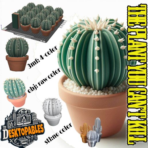 🎨 4 Color AMS Desk Cactus B - The Plant You Can't Kill! - no support ...