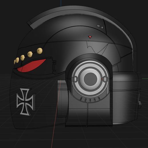 🛰 DF0016 Space marine Black Templar helmet・ 3D File for ・Cults