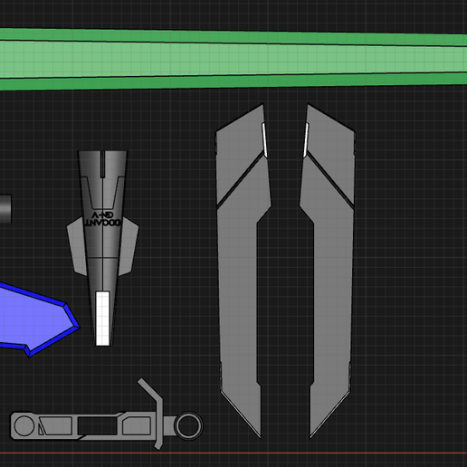 🗡️ RG 1/144 00 QAN(T) GN V Sword・Free STL File for 3D printing・Cults