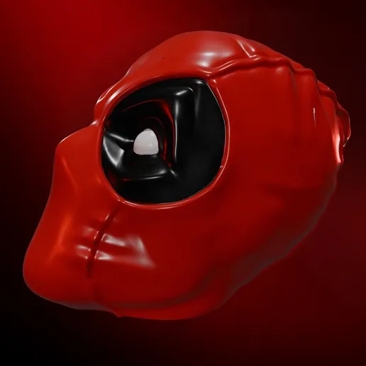 3D file 3D Deadpool Key Chain 🔑 ・3D printer model to download・Cults