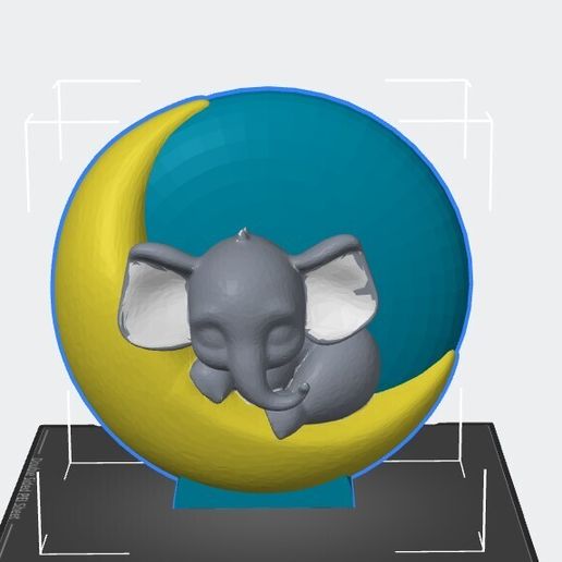 Free STL file Elephant lamp 🐘 (3MF)・Model to download and 3D print・Cults