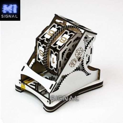 🎰 SLOT MACHINE CNC - LASER CUTTING・Free DWG File for 3D printing and ...