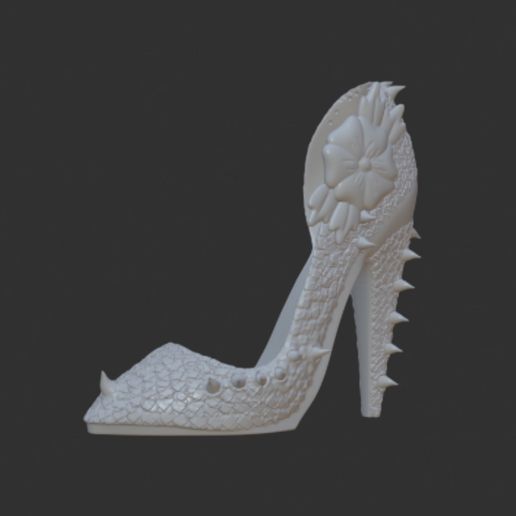 OBJ file Monster High Skullector Greta Gremlin Shoes 👹 ・3D printer ...