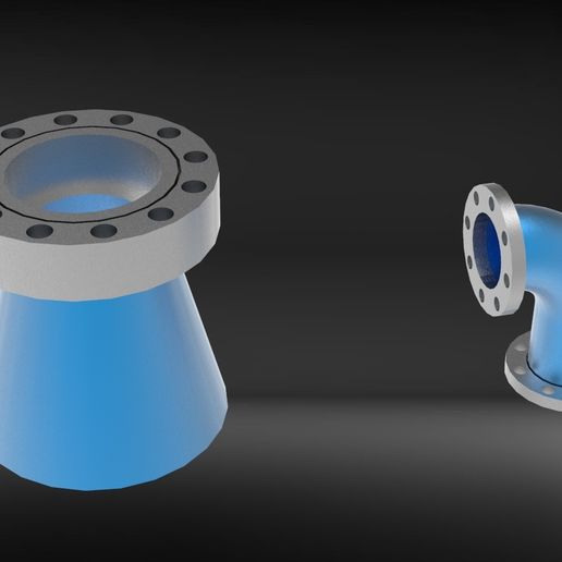 🆓 3D Flanges Free・ STL File for 3D printing・Cults