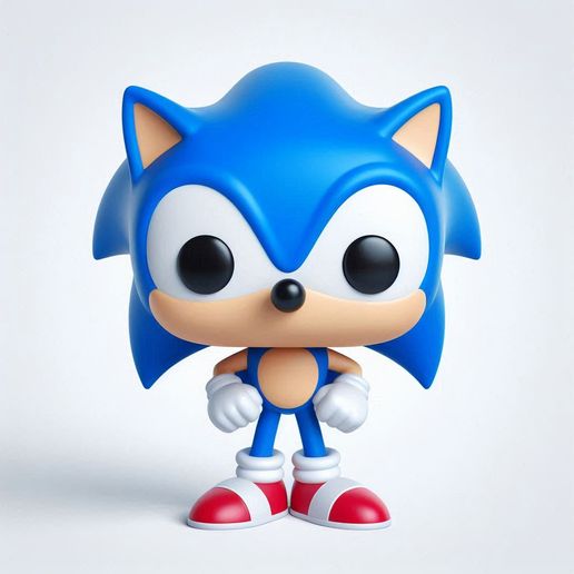 Archivo STL Sonic Funko 👾 (OBJ)・Diseño de impresión en 3D para ...