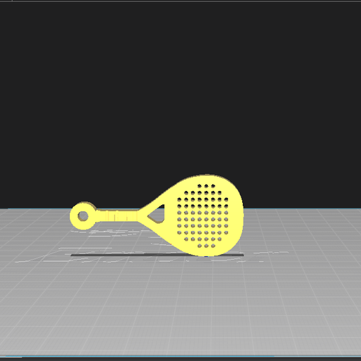 🗝️ Padel Racket Keychain・Archivo STL para Impresión 3D・Cults