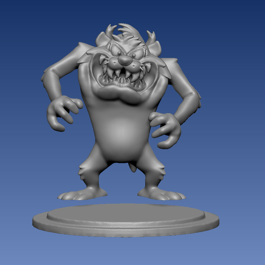 😈 taz or Tasmanian Devil or Taz-Mania from looney tunes・ OBJ File for ...
