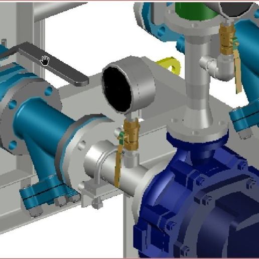 3D file Motor pump set for pumping and repressing industrial liquids ...