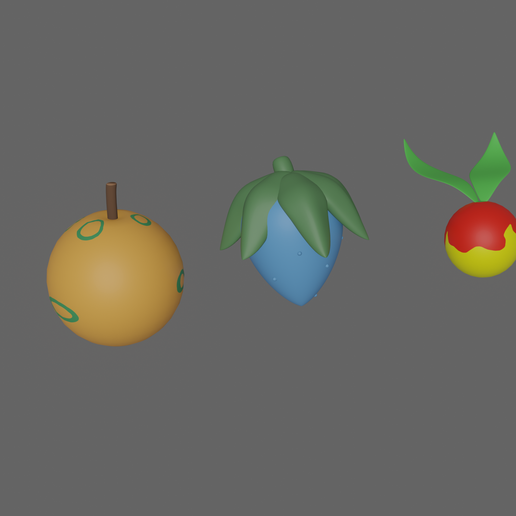 🐉 Pokemon Berries Pack 2・ STL File for 3D printing・Cults