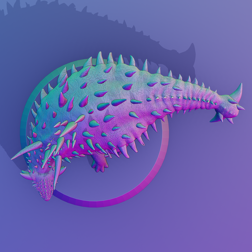 🦕 3D Printable Ankylosaurus Miniature – Fully Customizable! 🦕・Archivo ...
