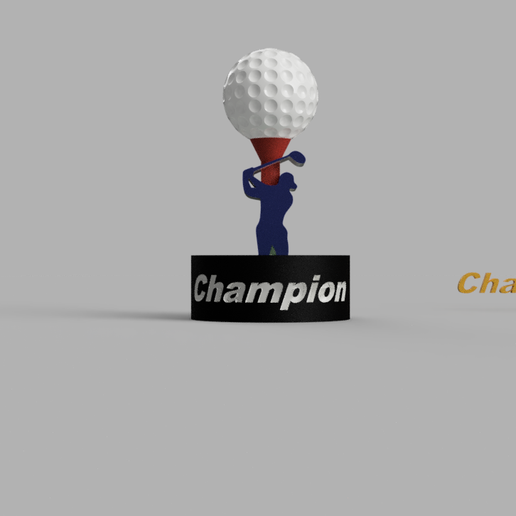 🏌️ Golf mini Trophy・Free STL File for 3D printing・Cults