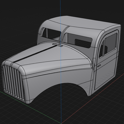 🚕 SCX24 Powerwagon Comp Body・ STL File for 3D printing・Cults