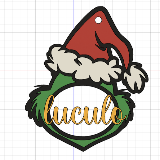 arquivo STL adorno grinch luculo 🔑 ・design de impressão 3D para ...