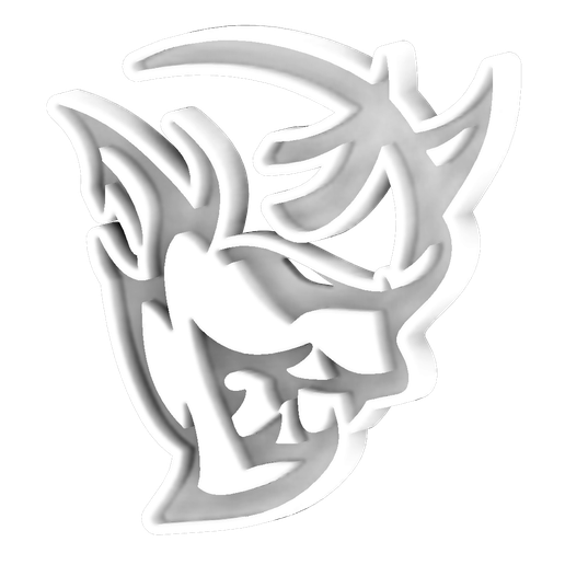 🎨 Dodge SRT Demon Big Logo for LED 2 Versions・ STL File for 3D printing ...