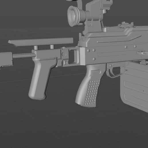 OBJ file Russian PKP-Zenit machine gun 🔫 ・3D printable model to ...
