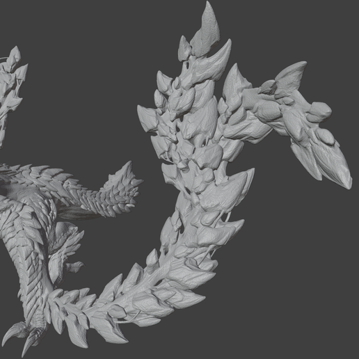 👹 Arkveld 1/100 - Monster Hunter Wilds・ 3D File for 3D printing・Cults