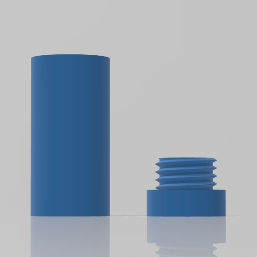 STL file Resizable Cylindric threaded Box 📦 ・3D printing template to ...