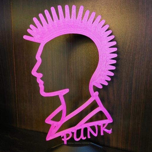 Free 3D file Punk wall or table decoration 🎨 ・3D printer model to ...