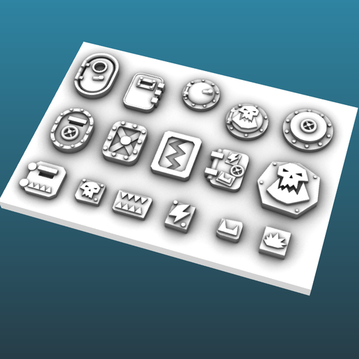 🧝 Epic Ork Bulkhead Bitz・Free STL File for 3D printing・Cults